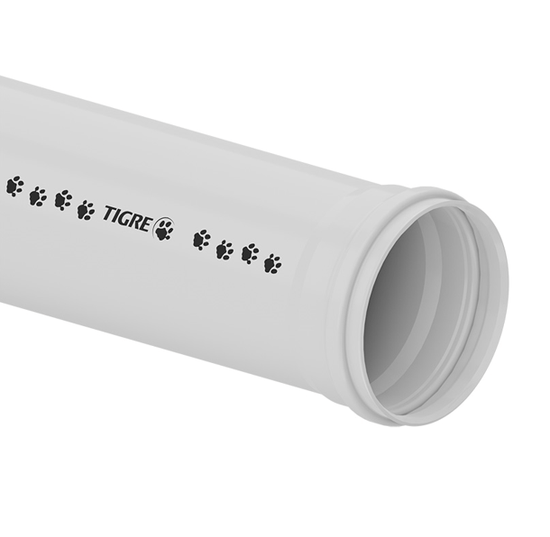 Tubo Tigre PVC Esgoto Leve 300 mm 6 M| Casas da Água - Casas da Água